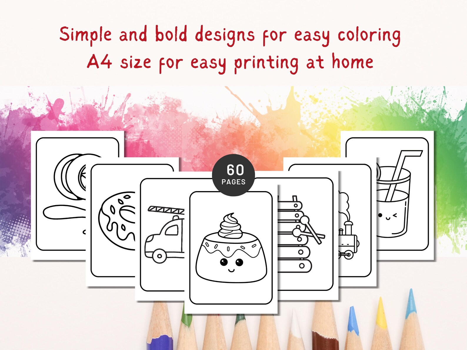Toddlers Printable Coloring Pages - Part 2, Everyday Things Coloring ...
