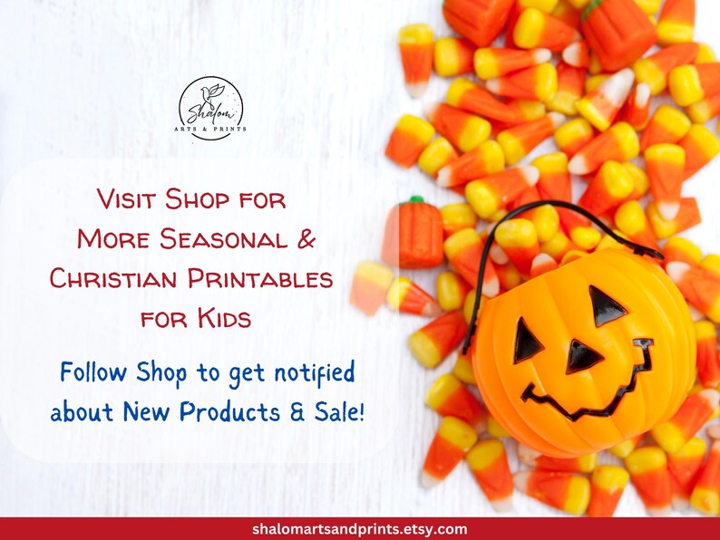 Candy Corn Gospel & Prayer Treat Tags, Christian Halloween (printable ...