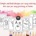 Toddlers Printable Coloring Pages - Part 3, Alphabet, Numbers and ...