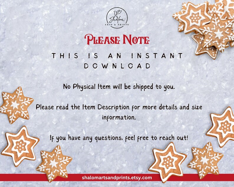 Christmas Cookie Prayer Treat Tags, Printable Christmas Favor Tags for ...