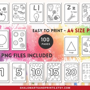 Toddlers Printable Coloring Pages - Part 3, Alphabet, Numbers and ...