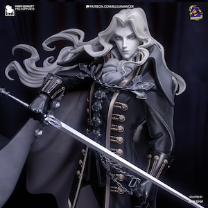 Alucard Castlevania Resin Statue – Hand Painted 3D Collectible Figure ...