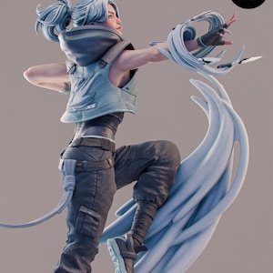 Jett / Valorant 1:8 Premium Figure / Action Statue / Game Figure - Etsy