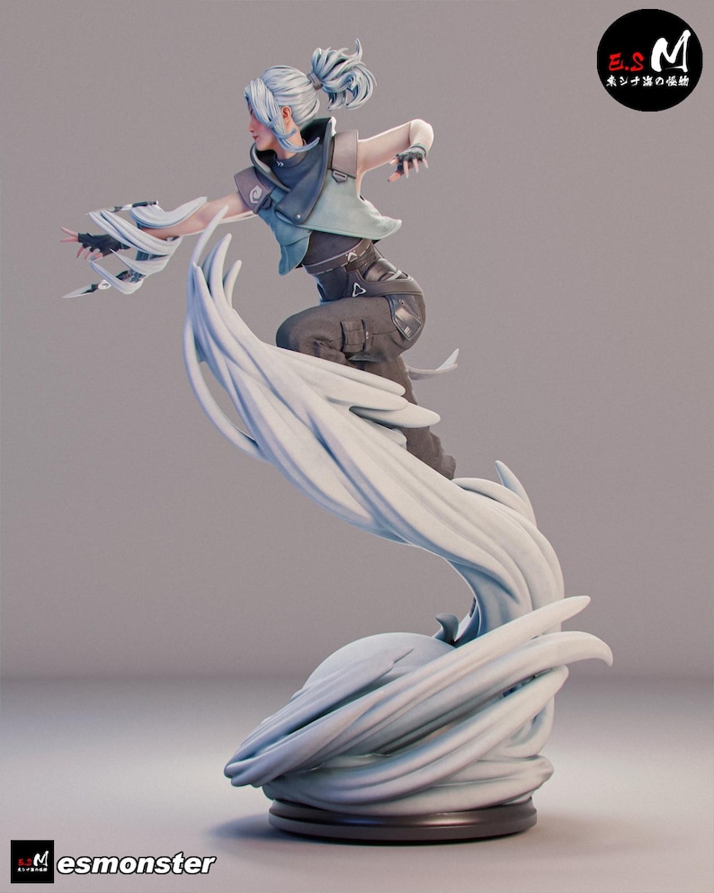 Jett / Valorant 1:8 Premium Figure / Action Statue / Game Figure - Etsy