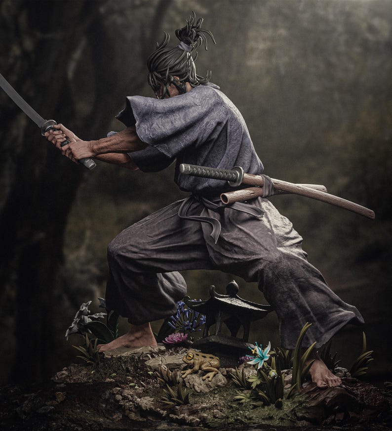 Musashi Miyamoto / Japanese Sword Master 1:8 Premium Figure / Mythology ...