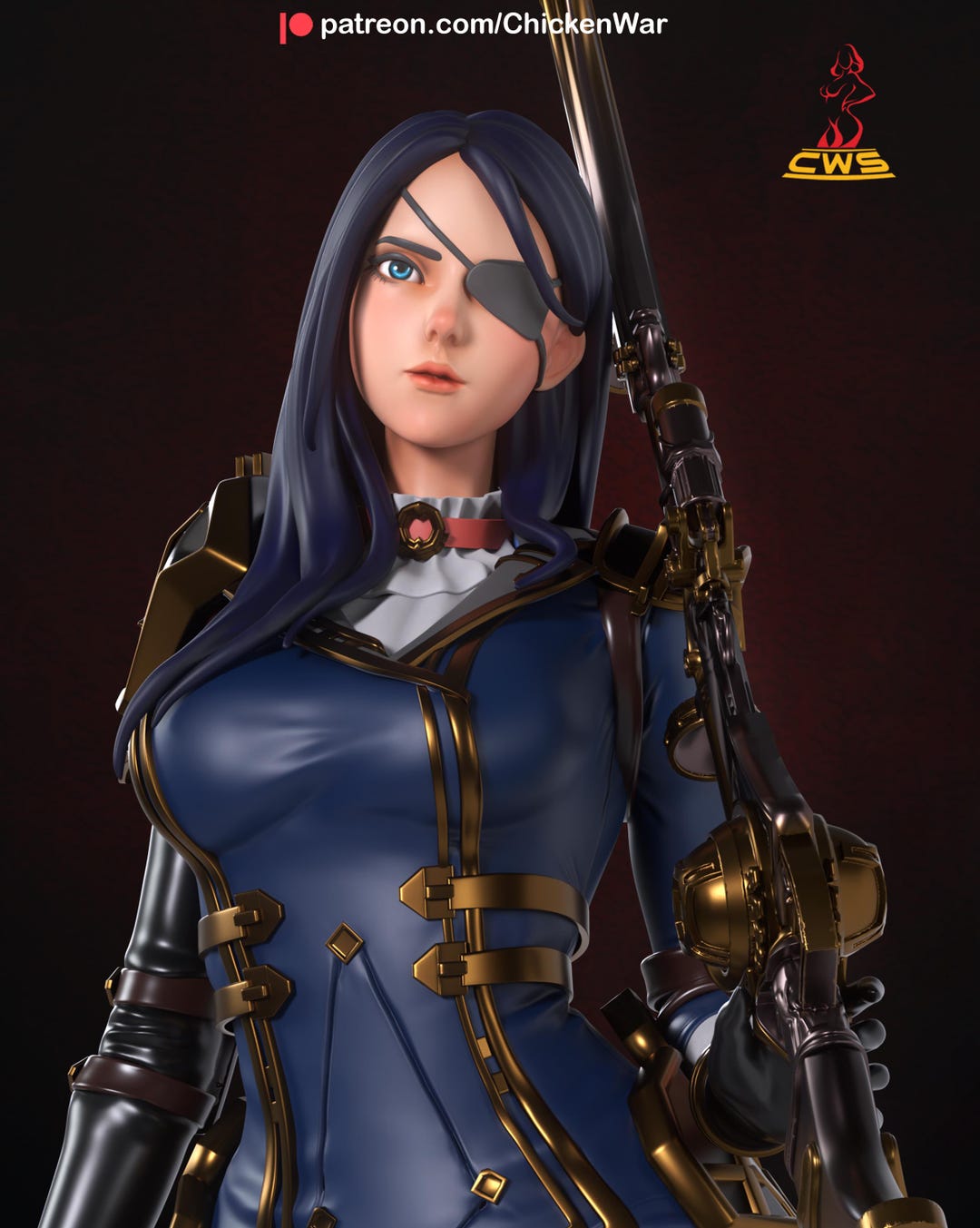 Caitlyn / ARCANE / League of Legends 1:8 Premium Figure / Action Statue ...