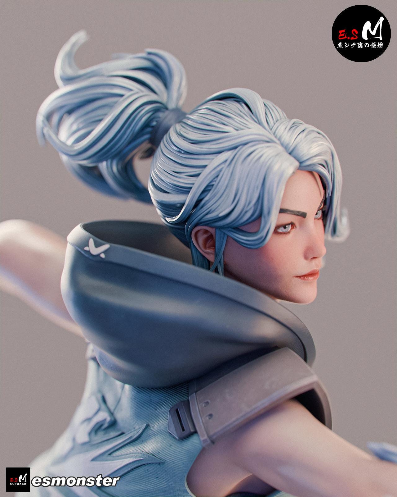 Jett / Valorant 1:8 Premium Figure / Action Statue / Game Figure - Etsy