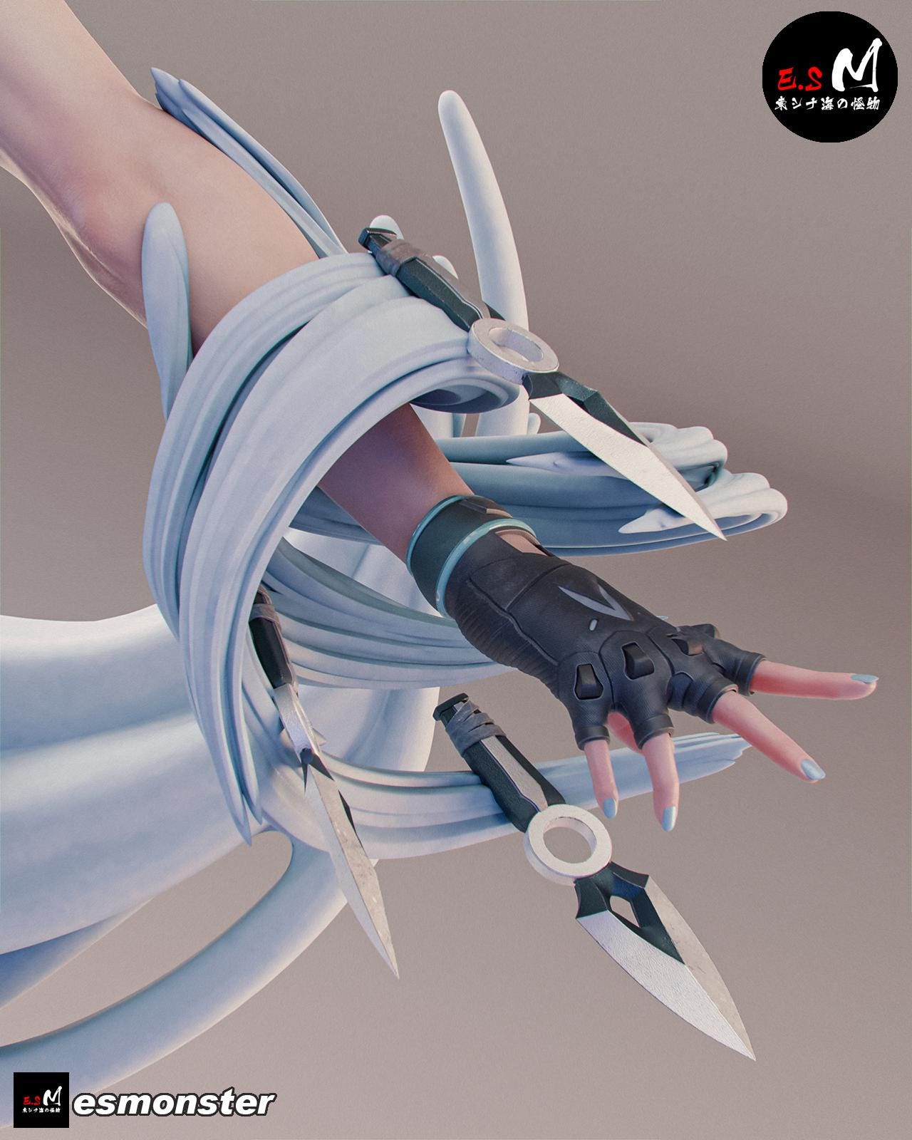 Jett / Valorant 1:8 Premium Figure / Action Statue / Game Figure - Etsy