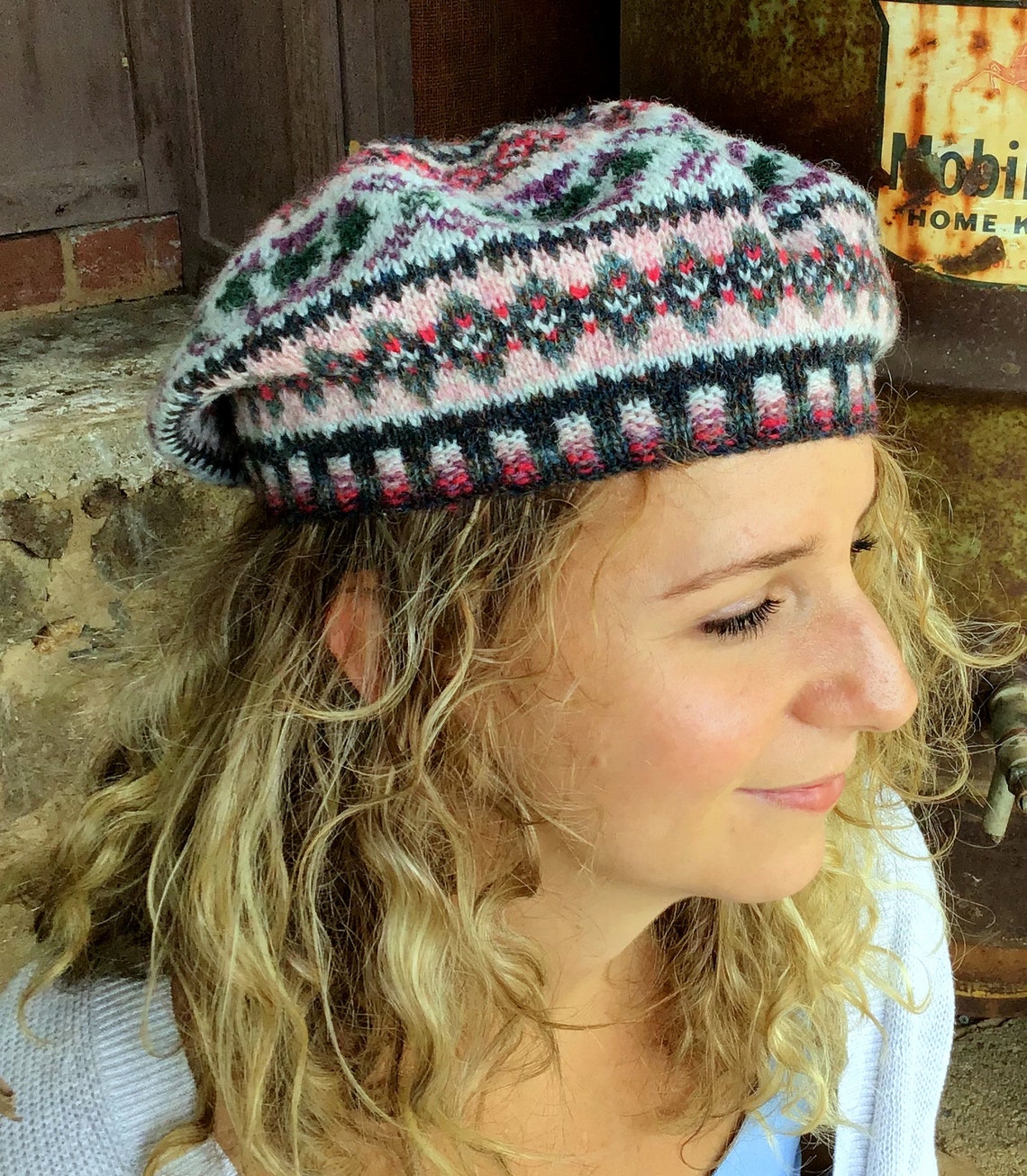 Bobby's Fair Isle Thistle Tam O'shanter Knitting Pattern (2 in 1) Pdf ...