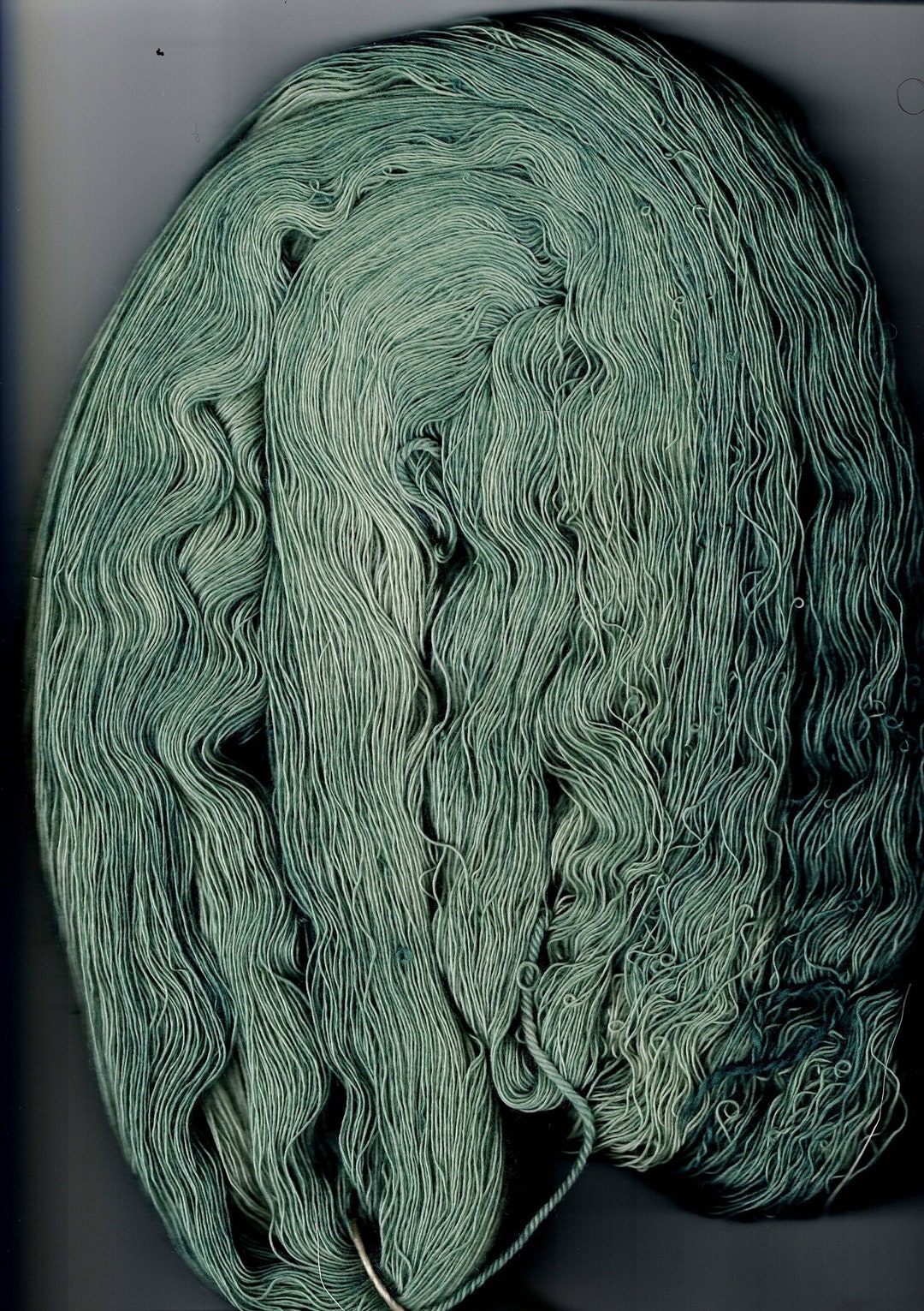 Soft Kelly Green - Fine Lace - 1ply Cobweb- Australian Merino - Bobby ...
