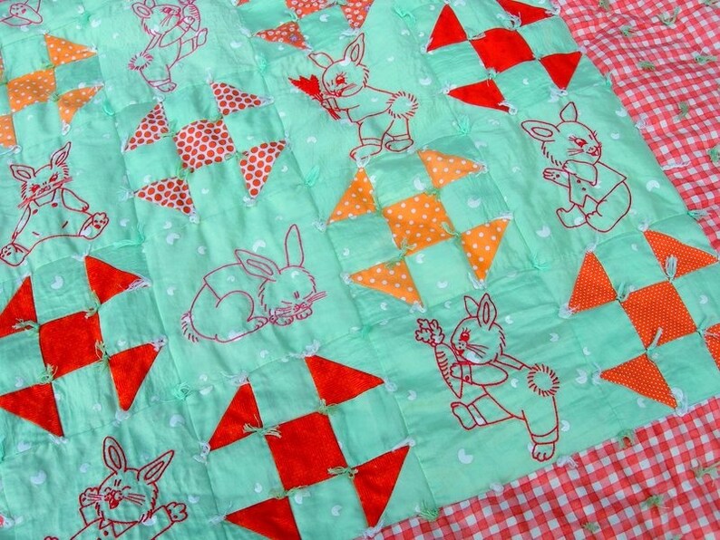 Happy Bunny Baby Quilt Pattern (sent as PDF File) - Etsy