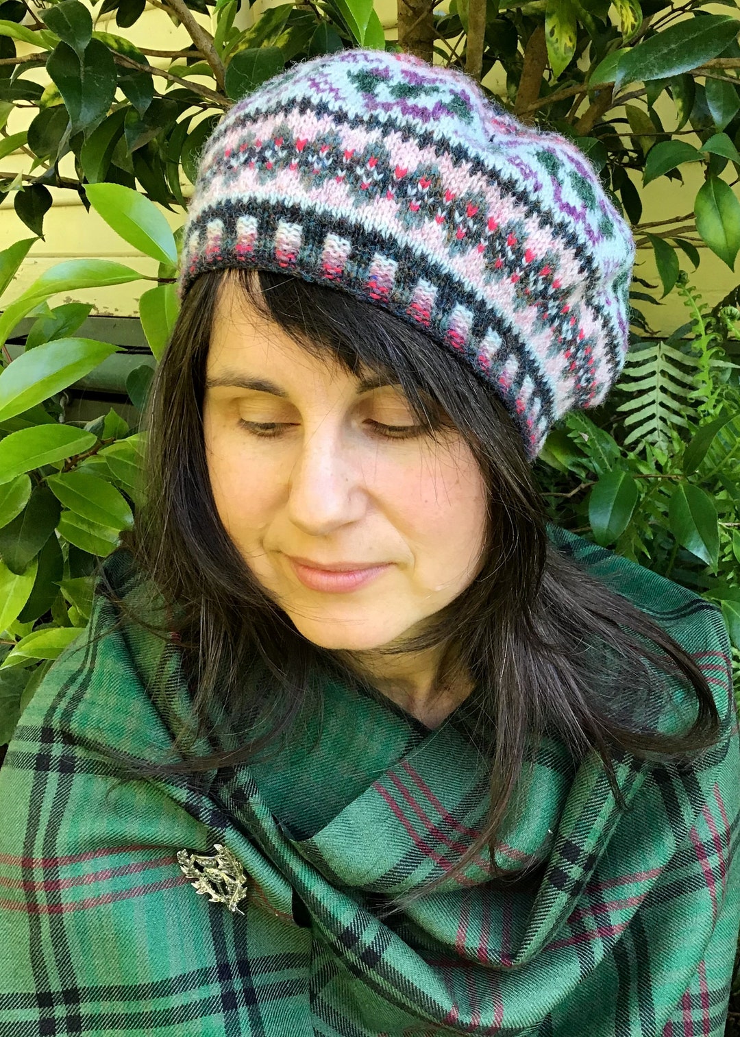 Bobby's Fair Isle Thistle Tam O'shanter Knitting Pattern (2 in 1) Pdf ...