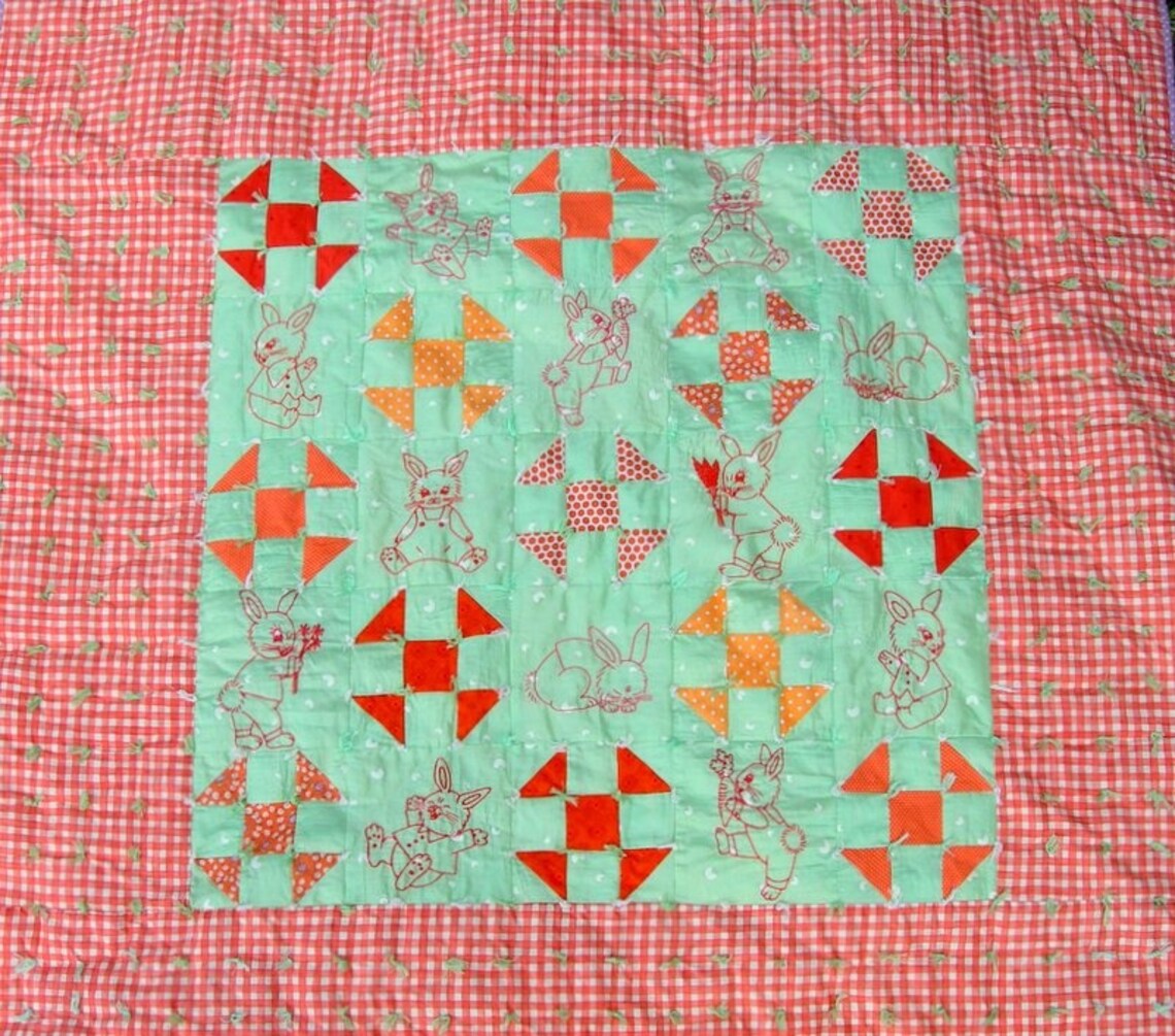 Happy Bunny Baby Quilt Pattern (sent as PDF File) - Etsy
