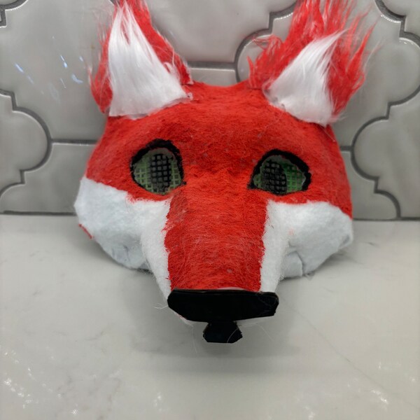 Red Fox Mask - Etsy