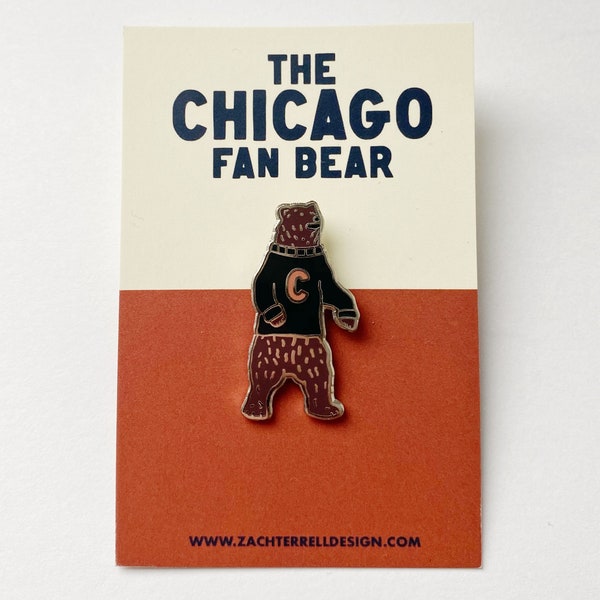 Chicago Enamel Pin - Etsy