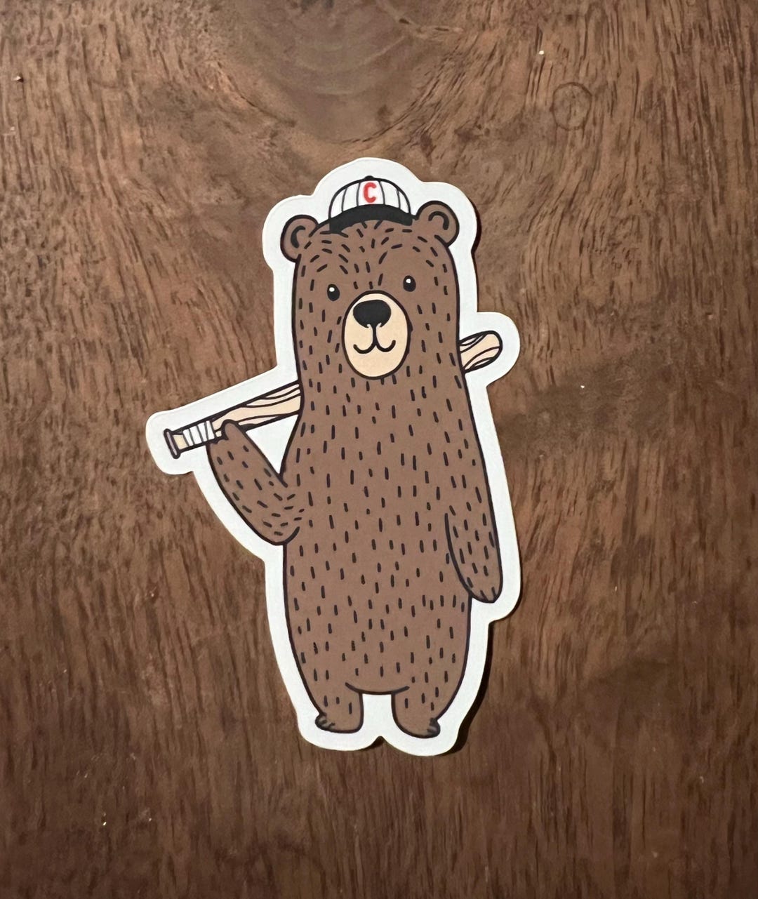 Chicago Fan Cub Matte Vinyl Sticker, Decal | 3” - Etsy