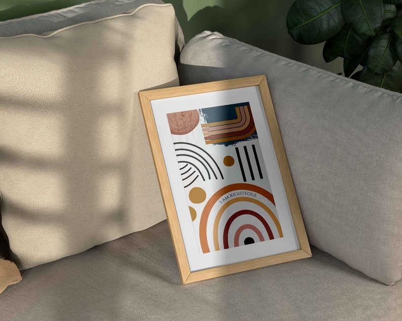 Printable Abstract Christian Minimalist Artwork Design Modern Abstract ...