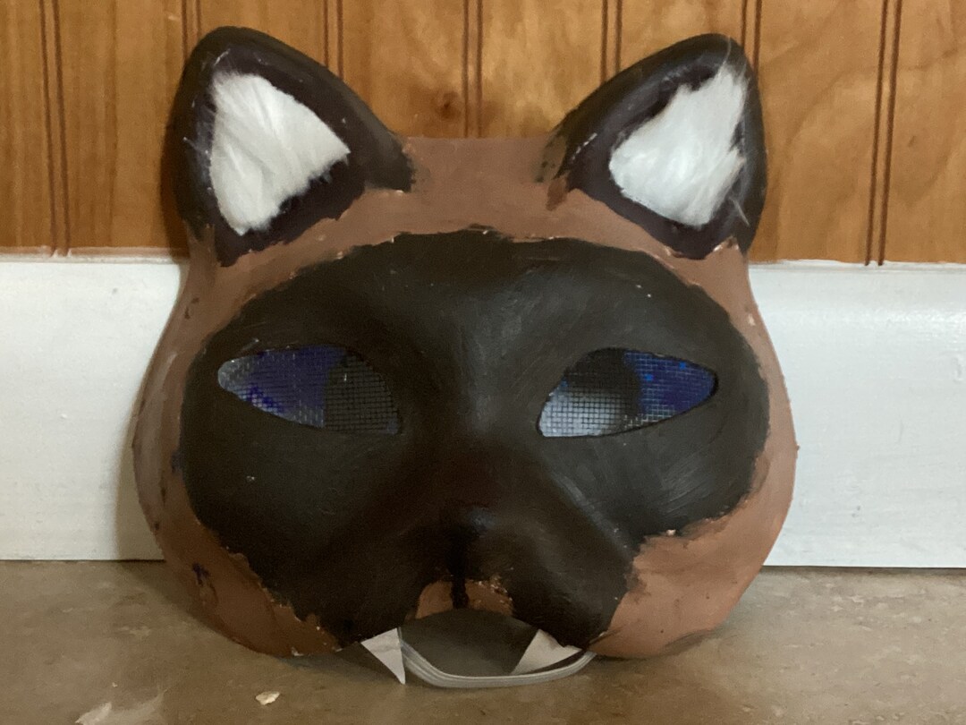 Seal Point Siamese Therian Mask - Etsy