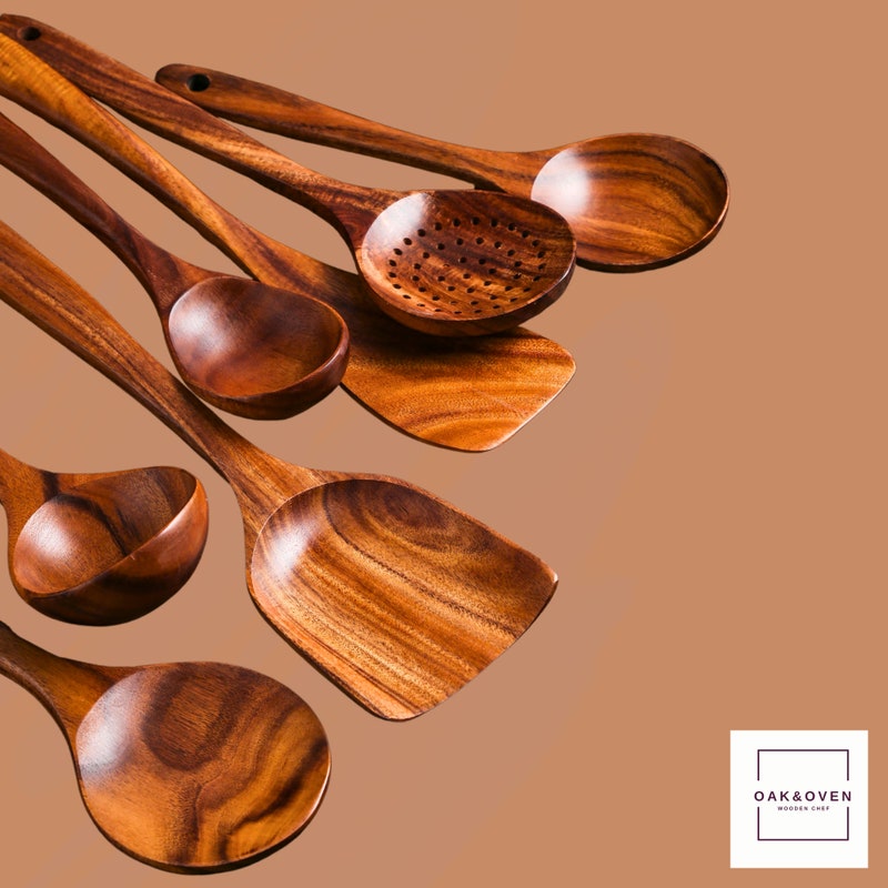 Wooden Kitchen Utensils - Etsy