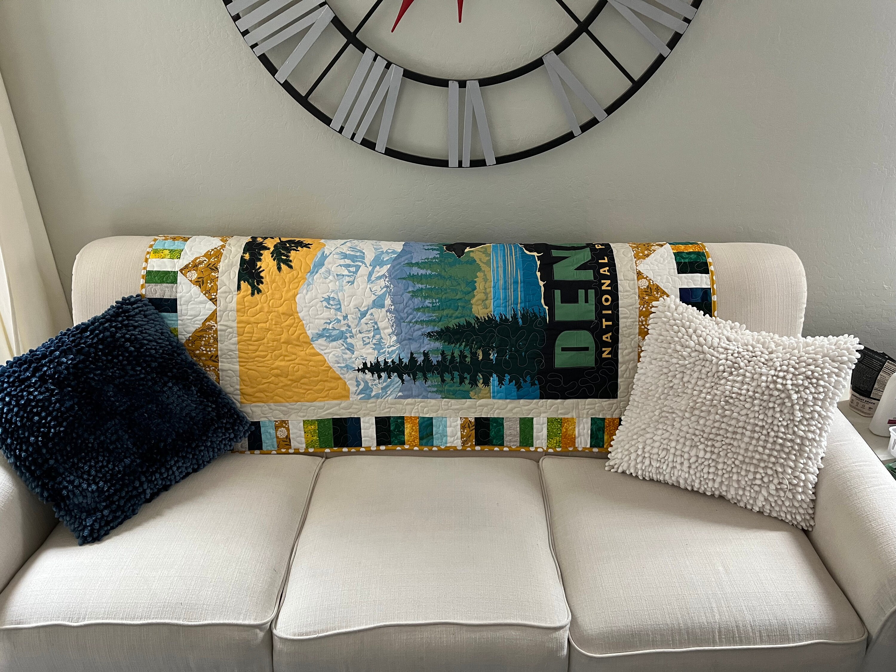 Denali Quilt | Handmade | 100% Cotton Fabric | 42x57 | Made in the USA ...