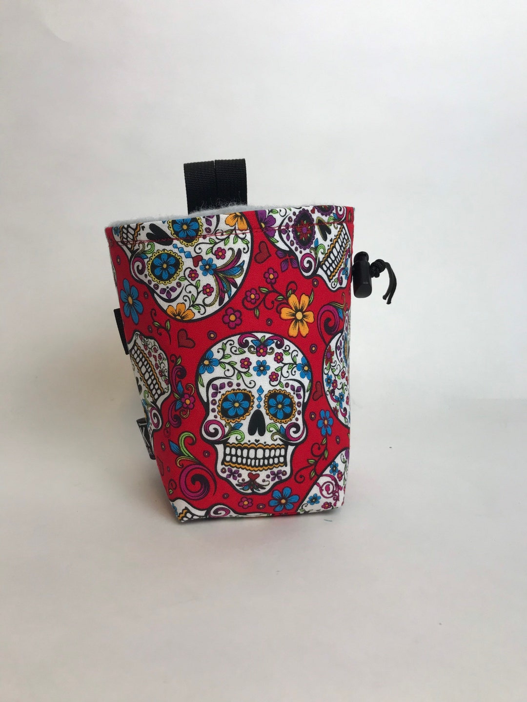 Sugar Skulls Red Chalk Bag - Etsy