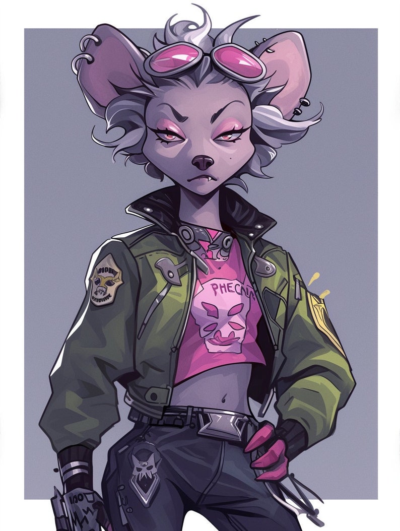 LIMITED EDITION Fursona Mouse / Rat Female Adoptable One of A Kind ...