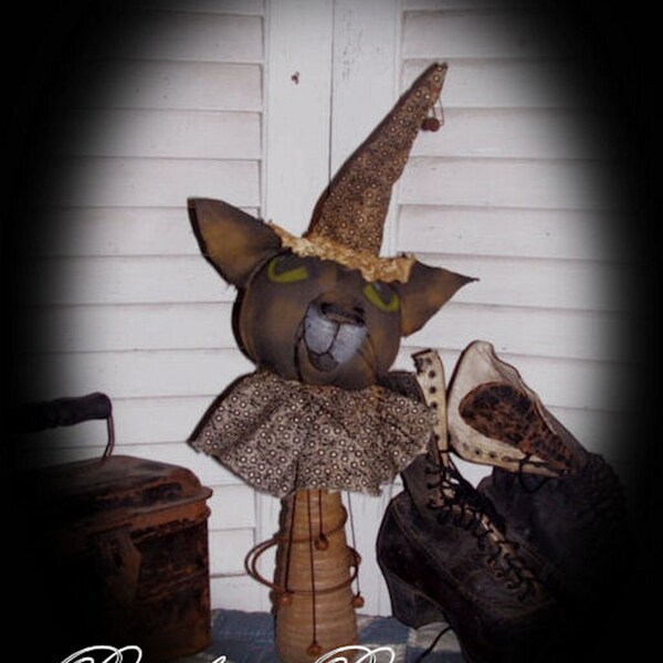 Primitive Cat - Etsy