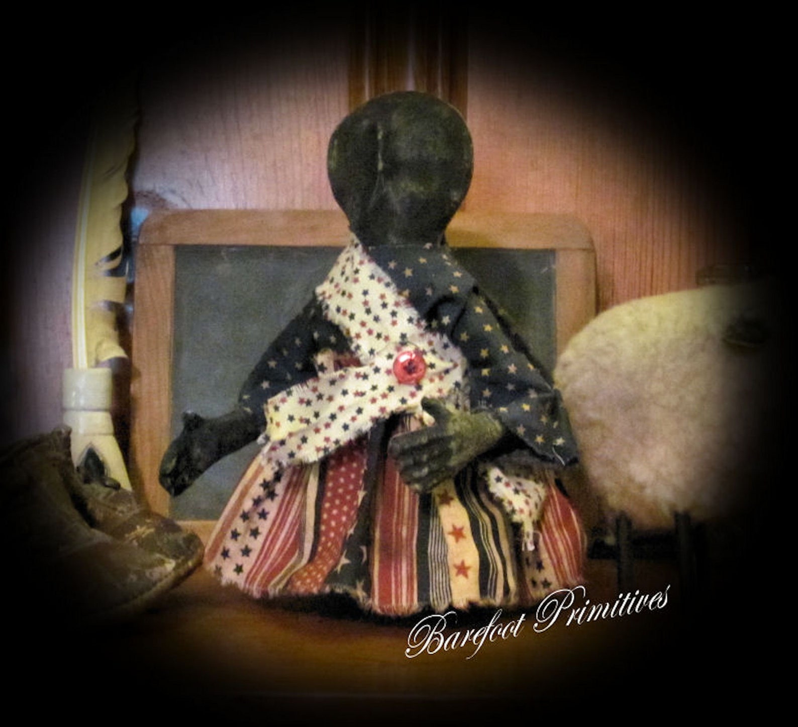 Black Extreme Primitive Stump Doll Addie Mae Digital E PATTERN - Etsy