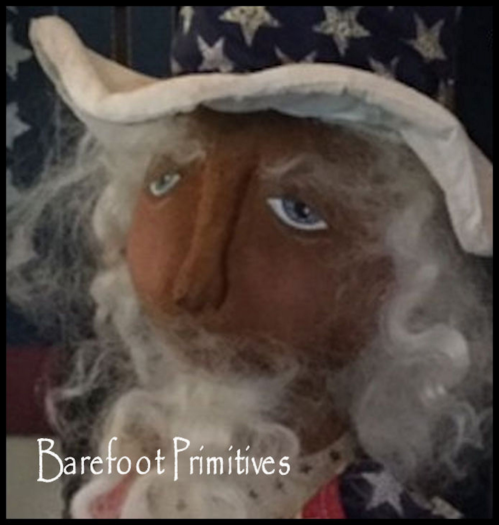 Uncle Sam Liberty Doll Sitter Americana Flag Patriotic Pinwheel Summer ...