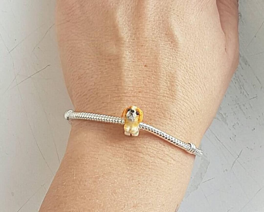 King Charles Cavalier Polymer Clay Charm Bead to Fit Pandora Bracelets ...