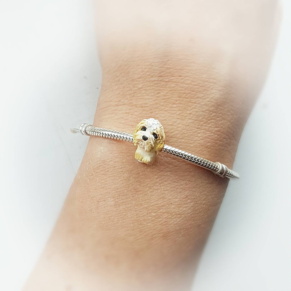 Cockapoo Polymer Clay Charm Bead to Fit Pandora Bracelets - Etsy