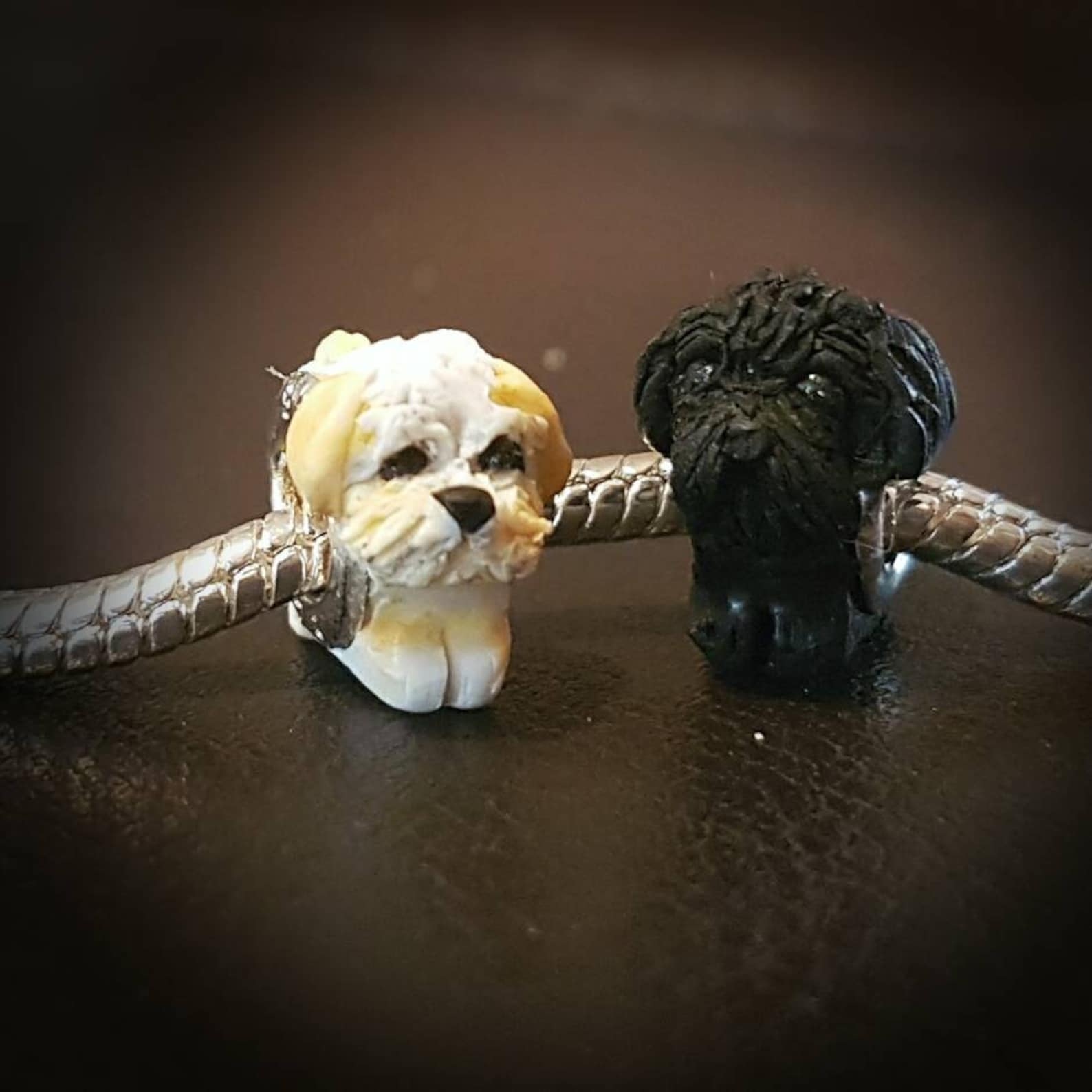 Cockapoo Polymer Clay Charm Bead to Fit Pandora Bracelets | Etsy UK
