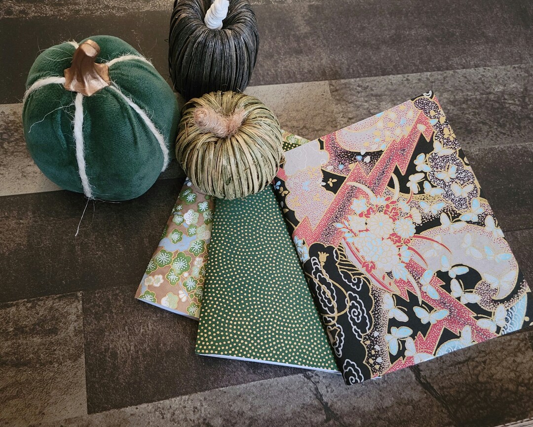 GREEN GOLD Leafy Mini Sketchbooks, Travel Diary, Meditation Journal ...