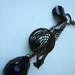 Black Teardrop Steampunk Keyring Pendant - Etsy