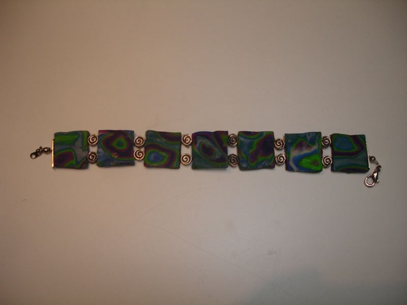 Polymer Clay Bracelet - Etsy