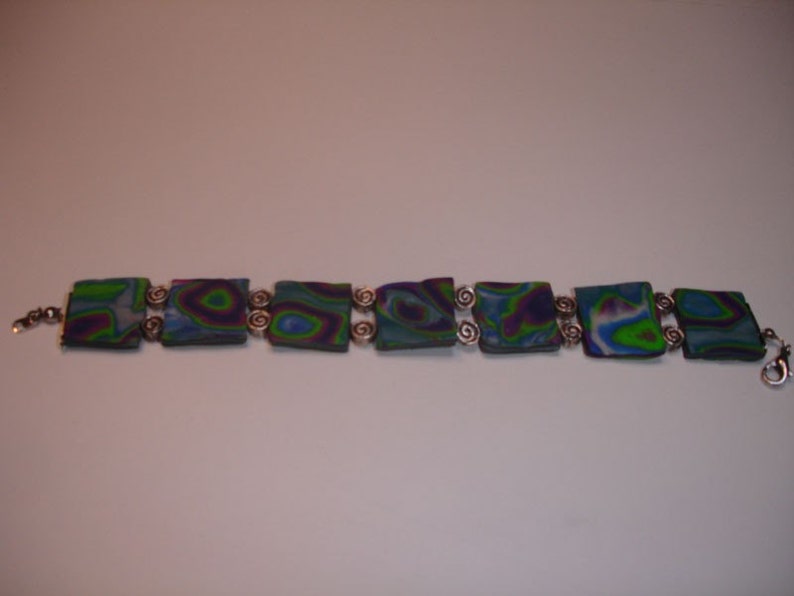 Polymer Clay Bracelet - Etsy