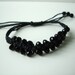 Black Macramee Bracelet - Etsy