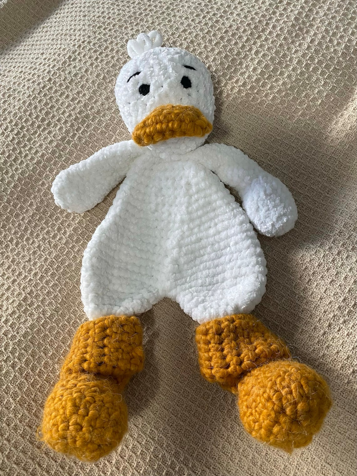 Animal Lovey Soft Plushie Crochet Toy Comforter Snuggler - Etsy