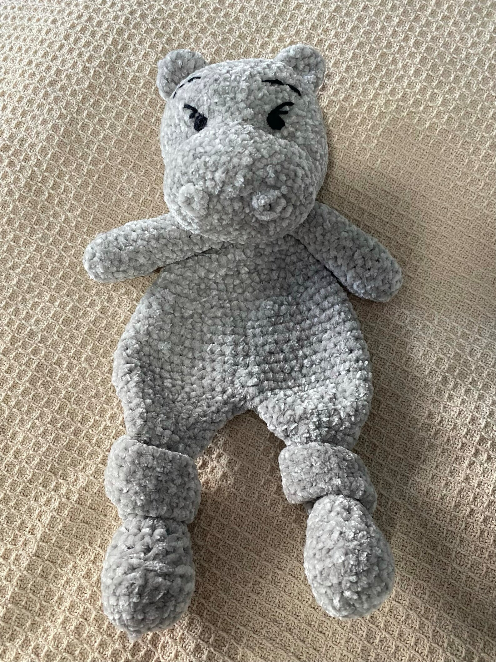 Animal Lovey Soft Plushie Crochet Toy Comforter Snuggler - Etsy