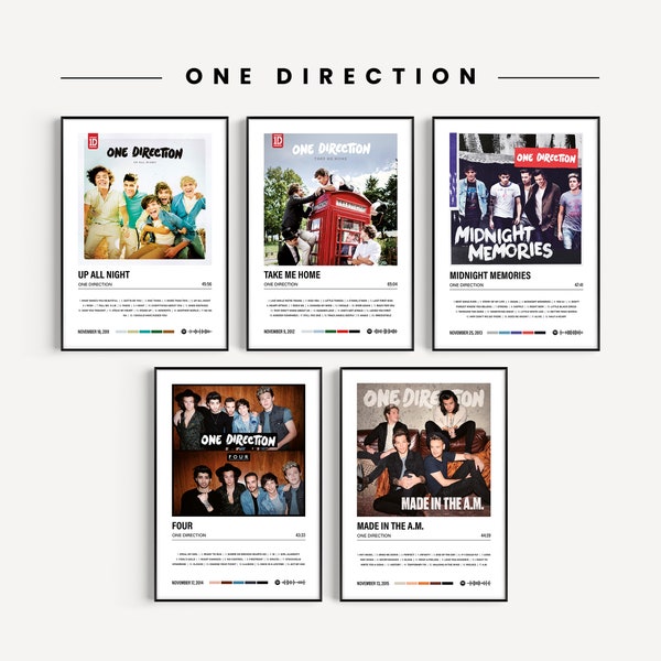 One Direction Room Decor - Etsy