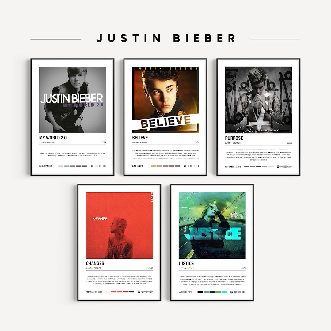 Justin Bieber Set Bundle Tracklist Justin Bieber Album Album Cover ...