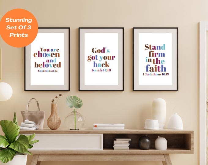 Set Your Minds on Things Above | Physical Print | Unframed | Bible ...