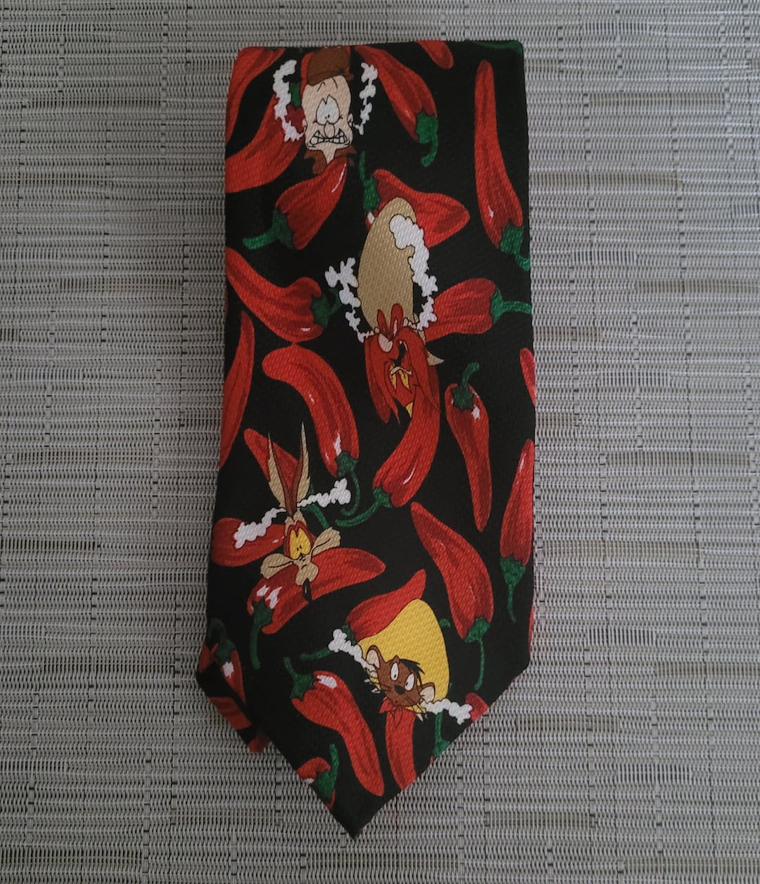 Looney Tunes Chili Pepper Tie - Etsy