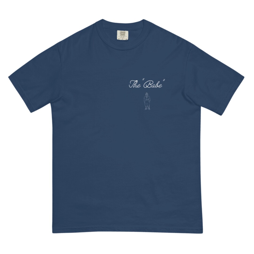 Babe Ruth "the Babe" Heavyweight T-shirt, Baseball Tee, Vintage Sports ...