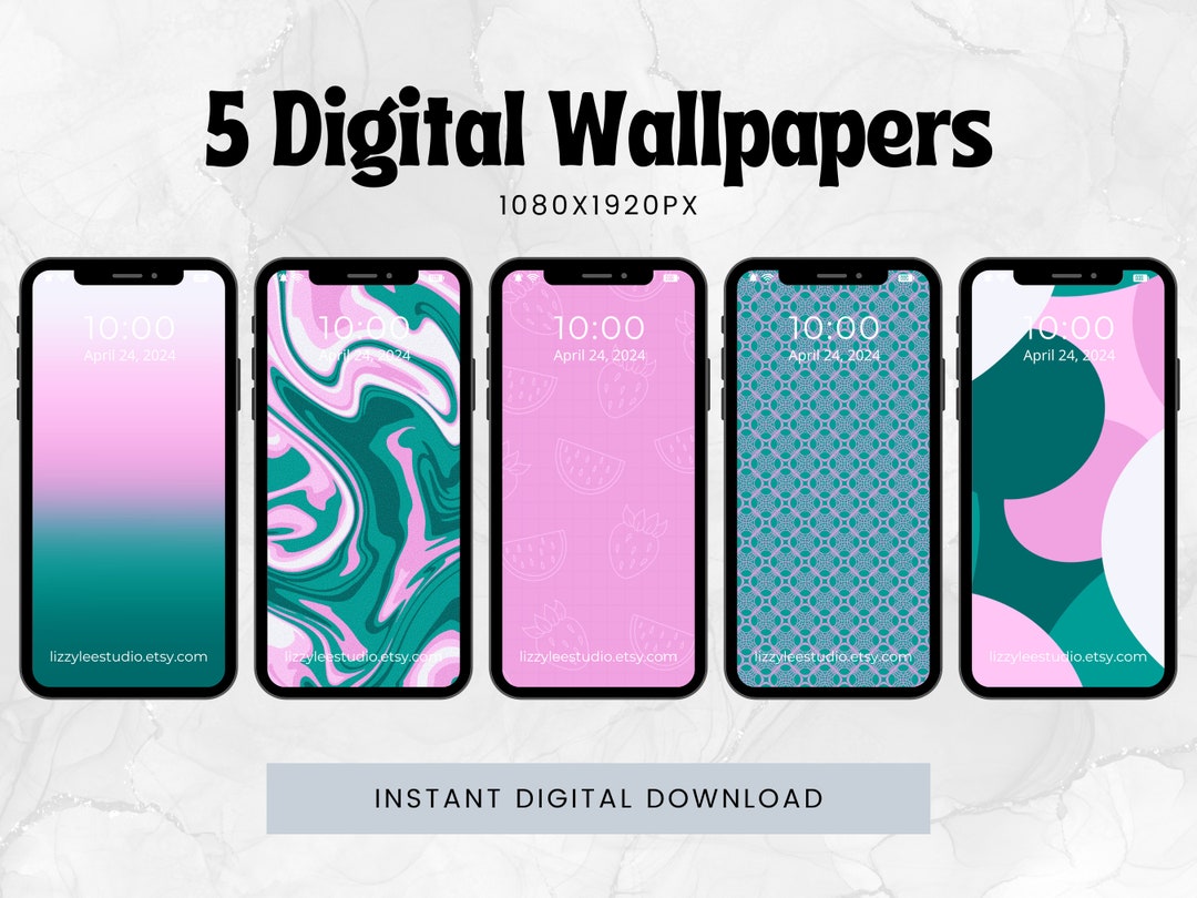 5 Digital Wallpapers for Phone | Mobile Device Home Screen or Lock ...