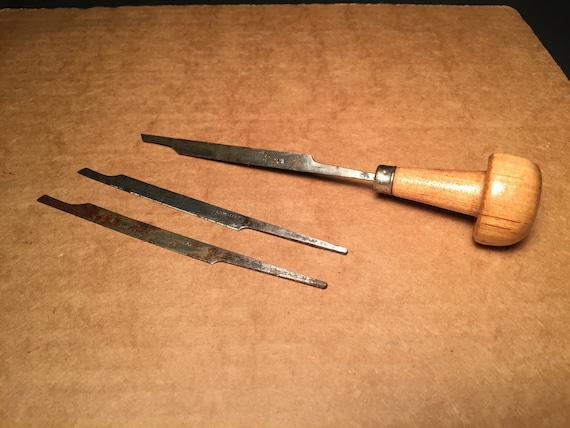 Wood Awl With 2 Extra Blades | Etsy