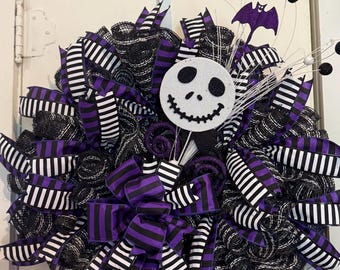 Jack Skellington Christmas Wreath - Etsy