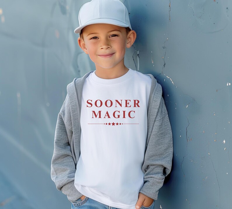 OU Kid Shirt, Sooner Magic, Gameday, Comfort Colors, Unisex, Youth ...