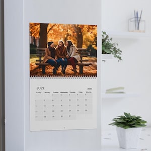 2025 Custom Photo Calendar, Personalized Gift, Personalized Photo ...
