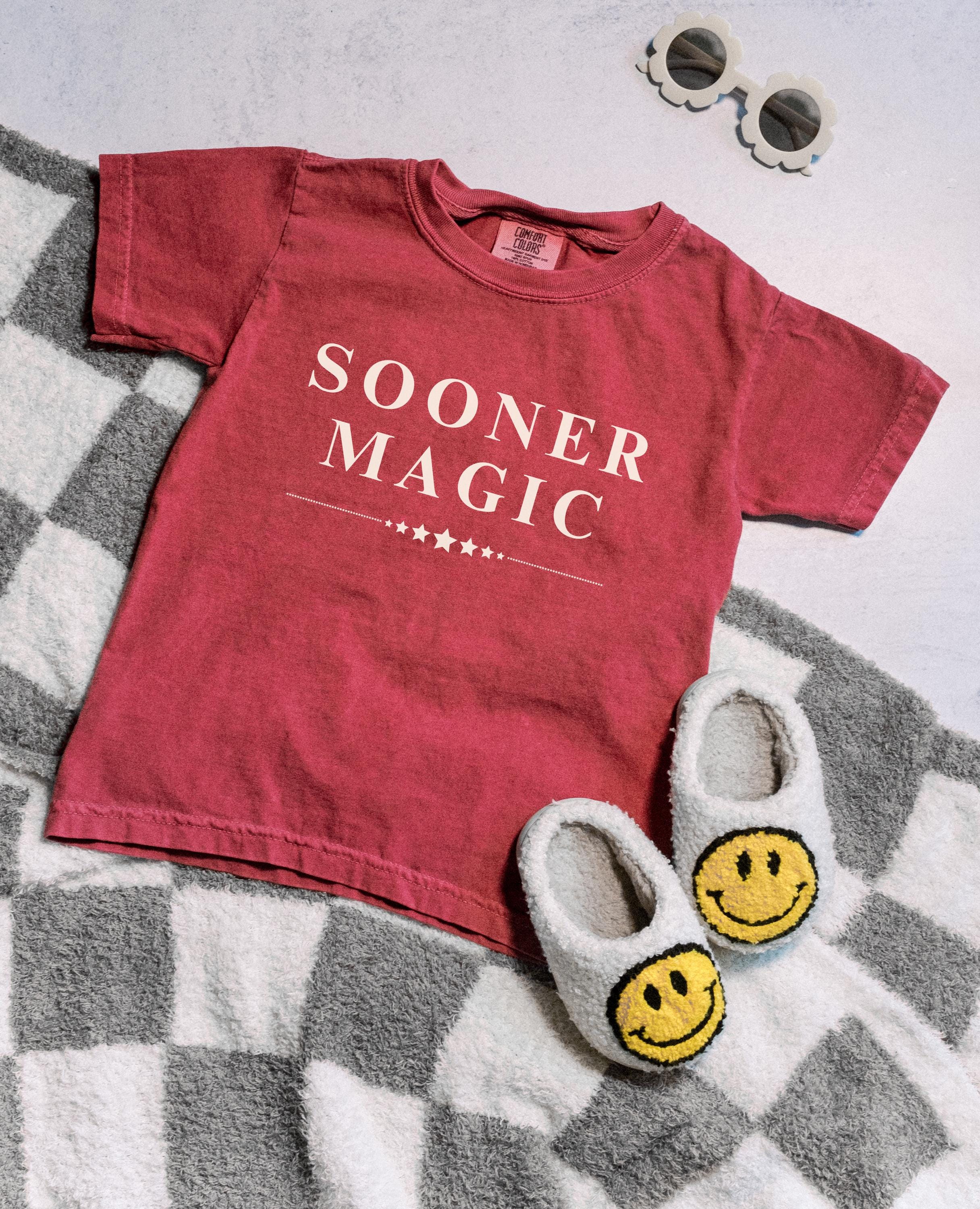 OU Kid Shirt, Sooner Magic, Gameday, Comfort Colors, Unisex, Youth ...